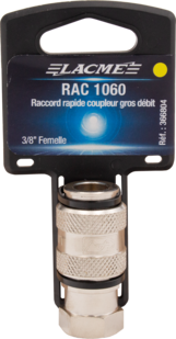 RAC UNI 1060 - 3/8 F - Raccords rapides gros débits